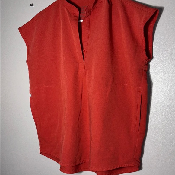 Figs | Tops | Figs Technical Collection Red Top | Poshmark